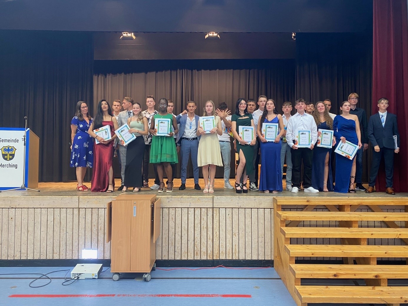 Entlassfeier der Klasse 9a – Grundschule und Mittelschule Merching
